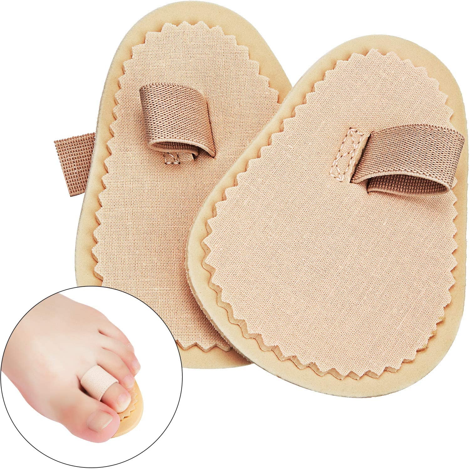 2 Pieces Hammer Toe Straightener Toe Splint Toe Regulator Hammer Toe ...