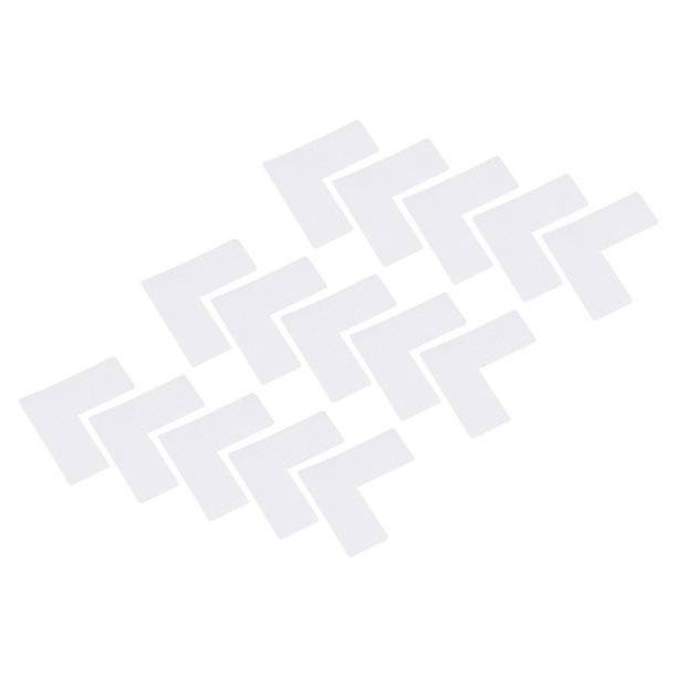Uxcell 5s Location Marking Corner 2x2x0.8" 15 Pack L Shaped Floor ...