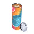 20oz Stainless Steel Mug Reusable Tumbler With Lid And Straw For Hot ...