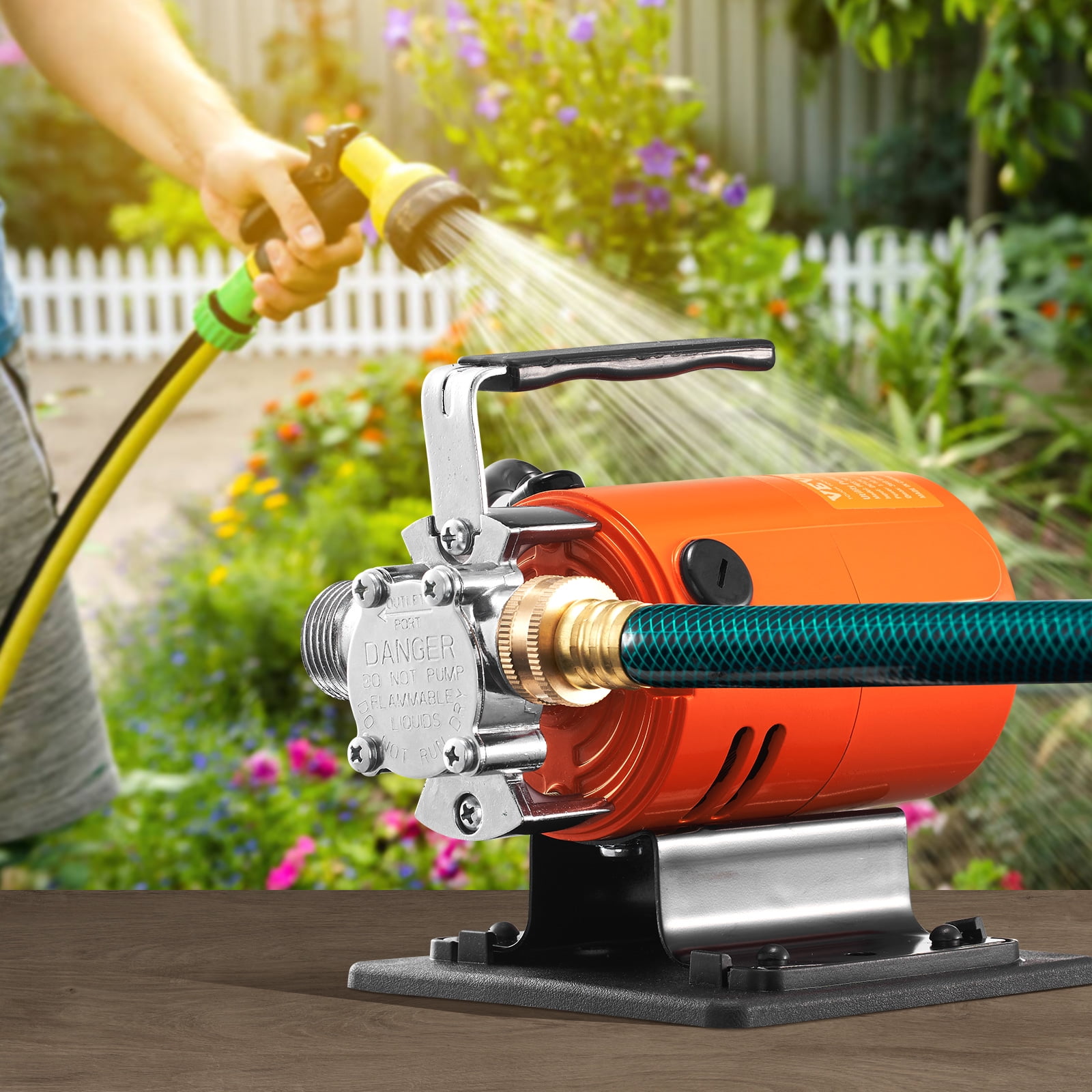 BENTISM Water Transfer Removal Pump Portable Utility Pump 120V 360 GPH ...