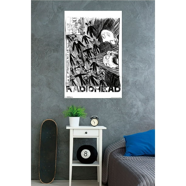 Radiohead - Scribble 22.37" x 34" Poster by Trends International - Walmart.com