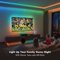 Led Lights for Bedroom 100FT Smart IC+RGB, Music Sync Color Changing ...