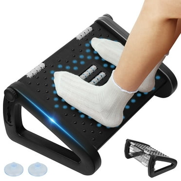 Aiqidi Portable Foldable Office Desk Footrest, Ergonomic Adjustable ...