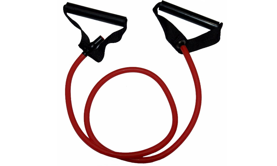 Workoutz Resistance Band Exercise Tube With Handles (Red) - Walmart.com