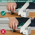 4-in-1 Knife Sharpener [4 Stage] with a Pair of Cut-Resistant Glove, Original Premium Polish ...