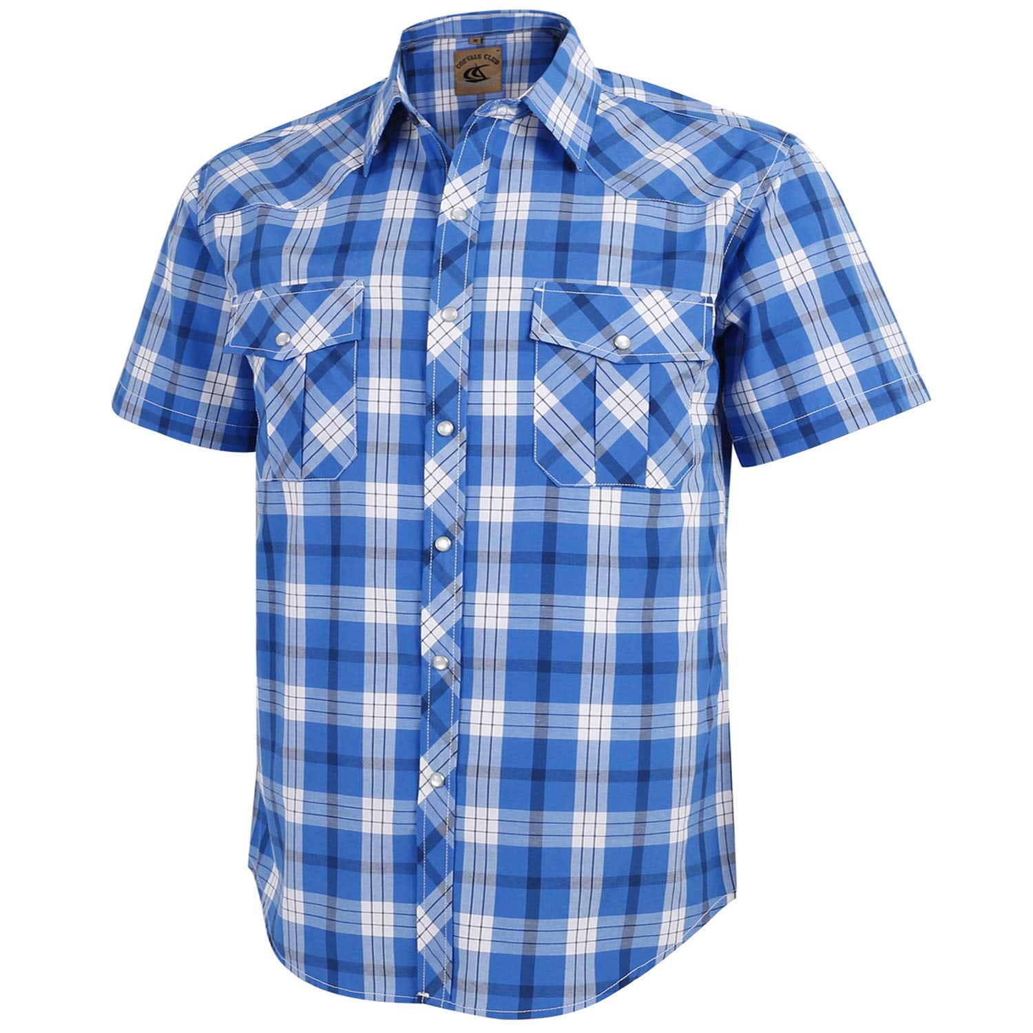 Camisa COEVALS CLUB para hombre, estilo western a cuadros, con botones ...