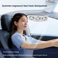 USB Powered Car Window Exhaust Fan, 3-Fan Portable Vehicle Ventilator ...