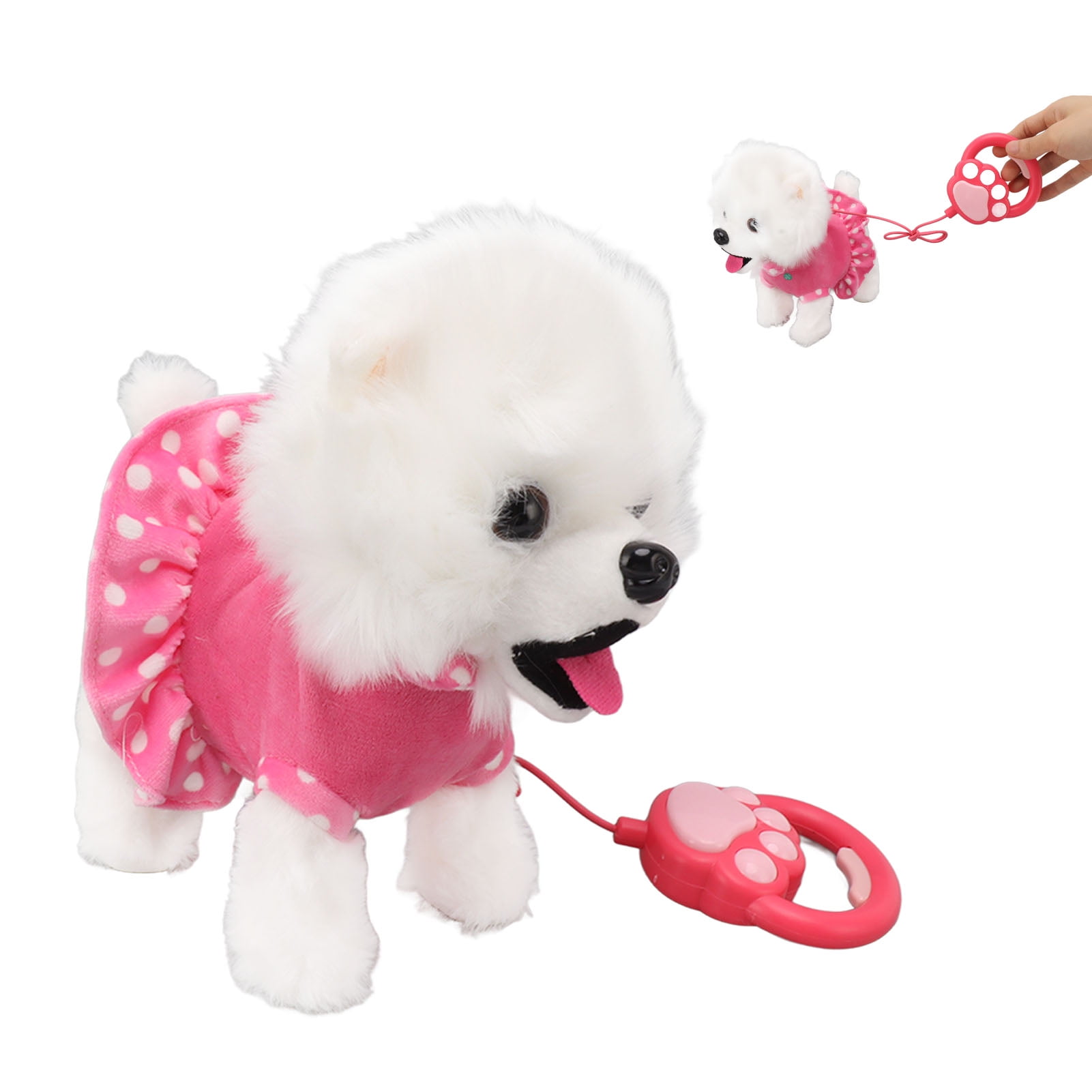 Estink Electronic Plush Dog Interactive Puppy Singing Walking Toy With Remote Control Leash Kids Toddler Plush Puppy Electronic Interactive Toys For