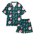 Christmas Pajamas for Girls Christmas Reindeer Snowflake Print Two ...