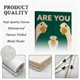 "Are You Pooping?" Whimsical Geese Bathroom Canvas Wall Art, Humorous ...