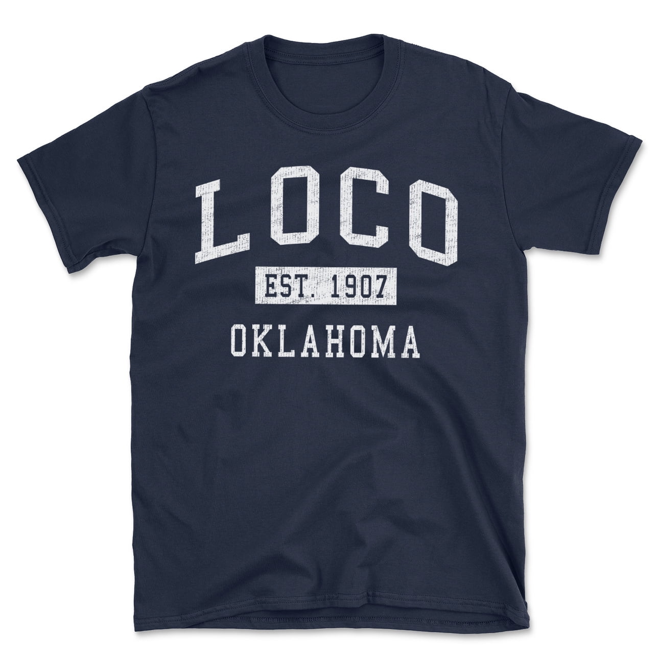Loco Oklahoma Classic Established Men's Cotton T-Shirt - Walmart.com