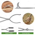 36" Fire Tongs Fire Pit Tongs Set, Stainless Steel Fireplace Tongs Log ...