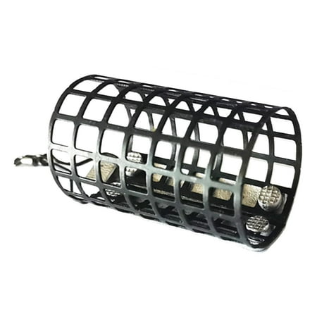 Portable Metal Feeder Cage with Swivel Supplies Fishing Cage for Coarse ...
