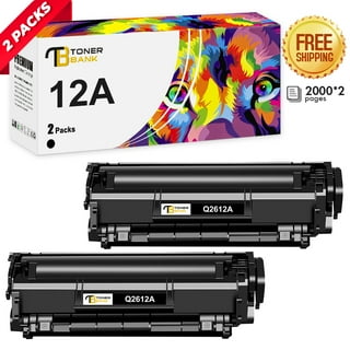 12A Q2612A Toner Cartridge Black-Compatible 1 Pack 12A Q2612A Toner Replacement for HP 1020 1022 ...