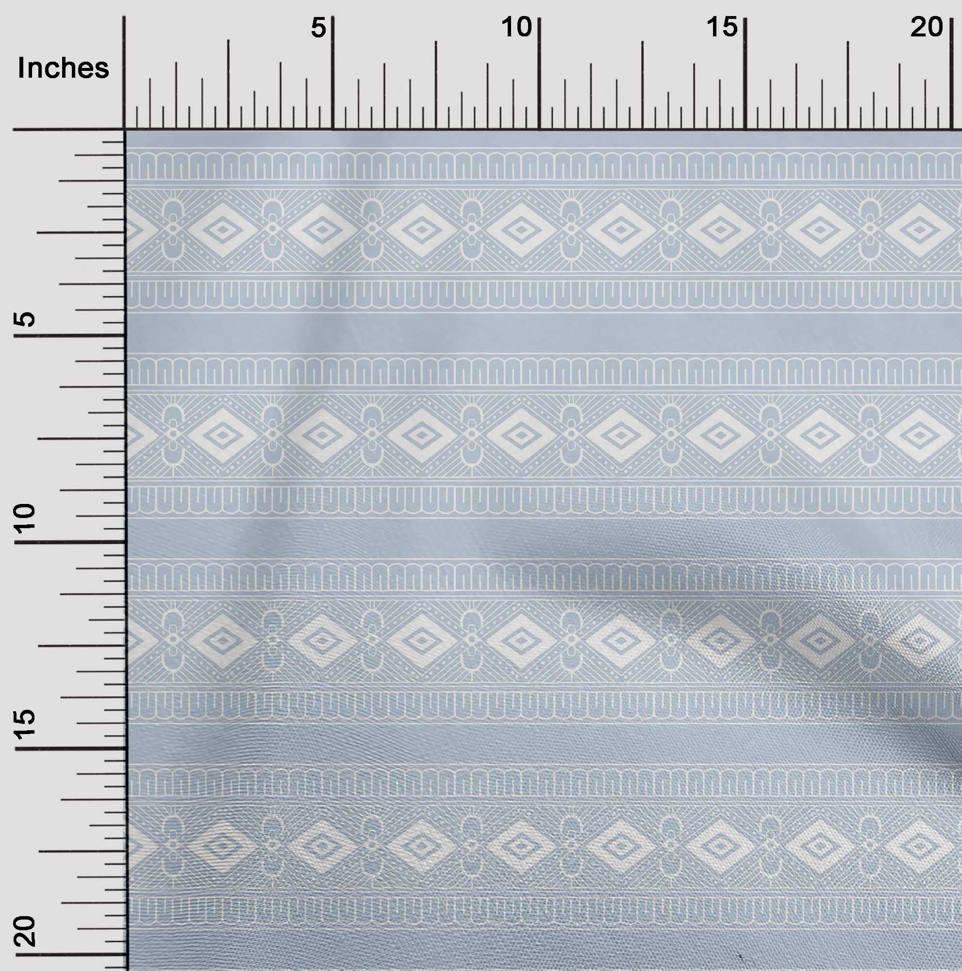 oneOone Silk Tabby Fabric Geometric Block Print Sewing Fabric BTY 42 ...
