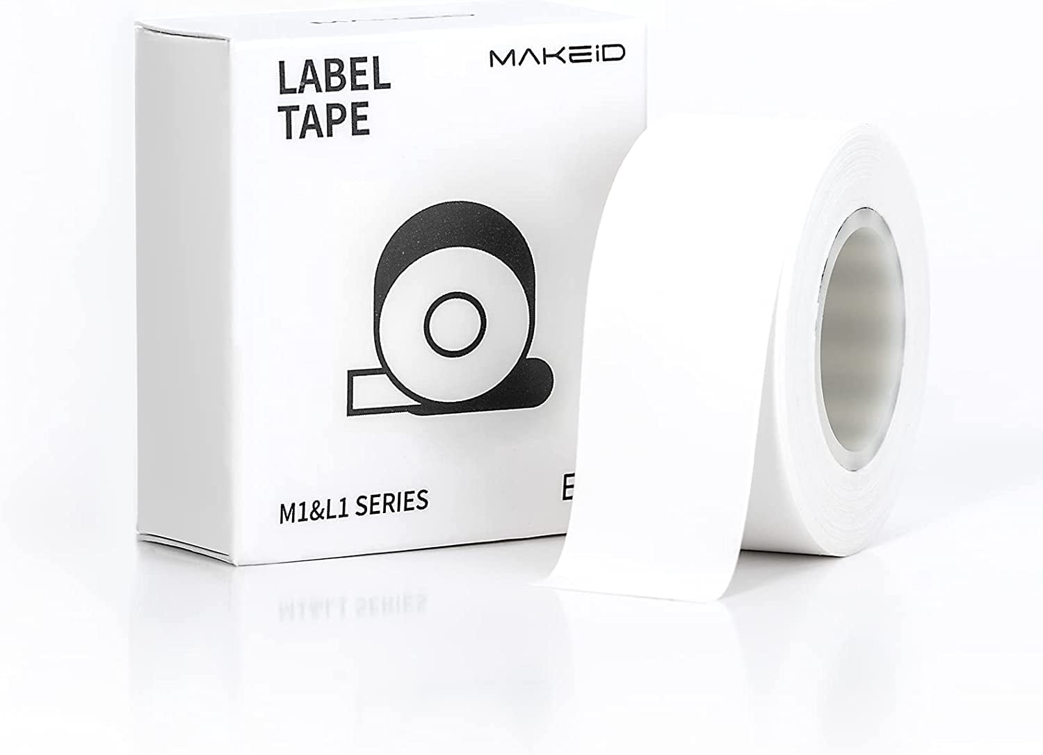 MakeID White Label Maker Tape Adapted Label Print Paper Refills ...