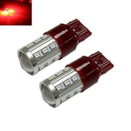 Syneticusa 7443 Red LED Rear Tail Brake Stop Parking High Power Light ...