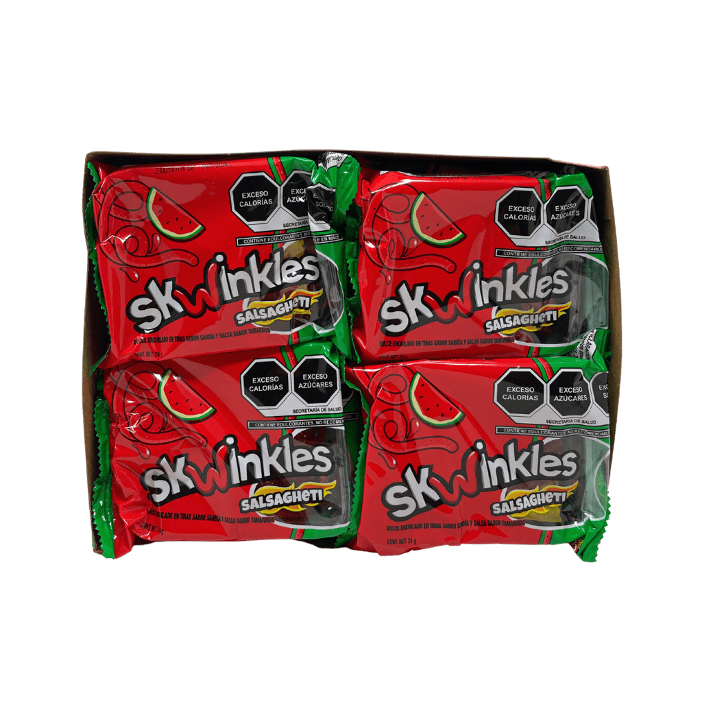 Skwinkles Salsagheti Sandía 12 Pzas Con 24 C/U | Walmart en línea