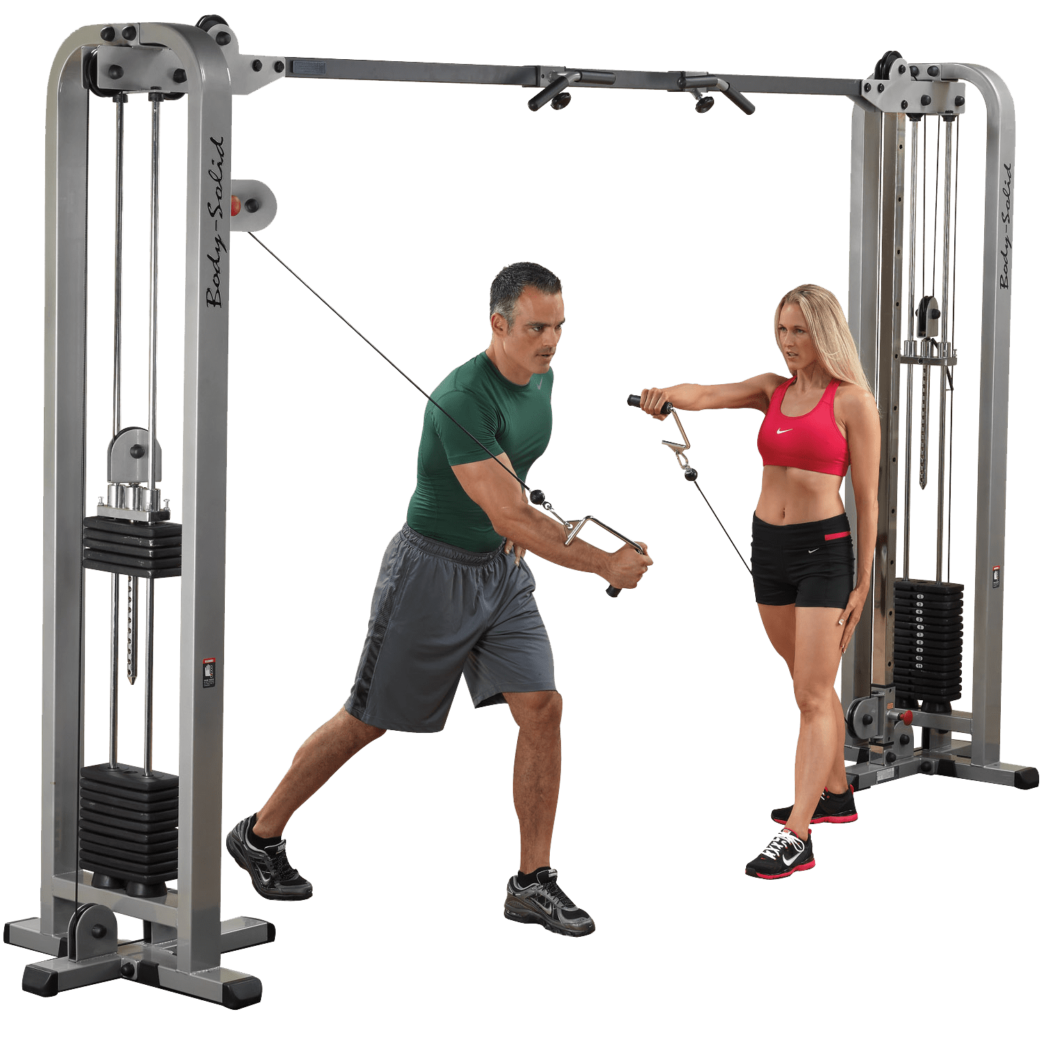 Body Solid - SCC1200G/1 Pro Clubline Cable Crossover- Two 165 lbs ...