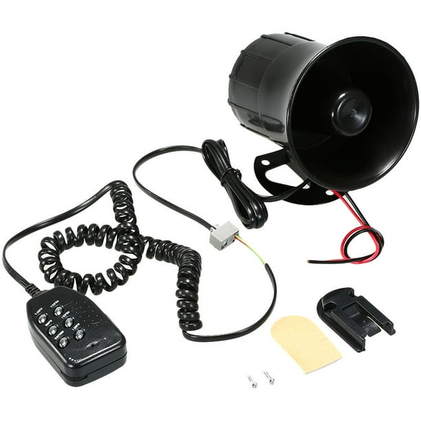 Car Motorcycle Megaphone, 6 Tone Loud Speaker, Traditional Hooter ...