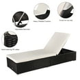 Ktaxon Outdoor Patio Furniture: Modern Wicker Chaise Lounge Chair, Sun ...