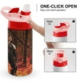 Hunger Movie Game Water Bottle with Straw Lid Vacuum Insulated ...