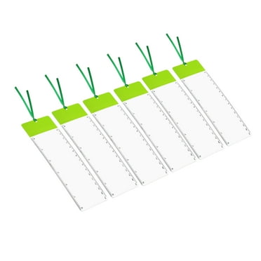 Uxcell Bookmark Magnifier Ruler 3X Magnifying Sheet Page Magnifier Lens ...