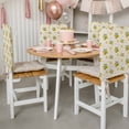 8 Pack Summer Fruit Chair Back Covers Watercolor Yellow Lemon Rustic ...
