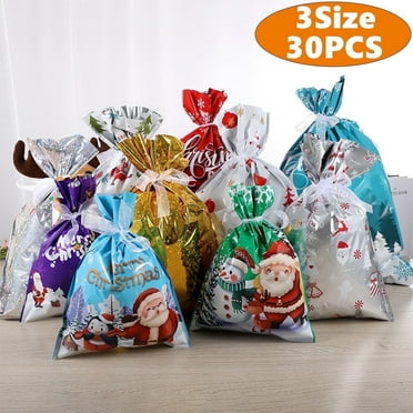 Red Velvet Santa Bag, Large Santa Bags with Drawstring Santa for ...