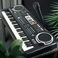 61 Key Electronic Piano Keyboard Set with Built-In Mic & Printed Music ...