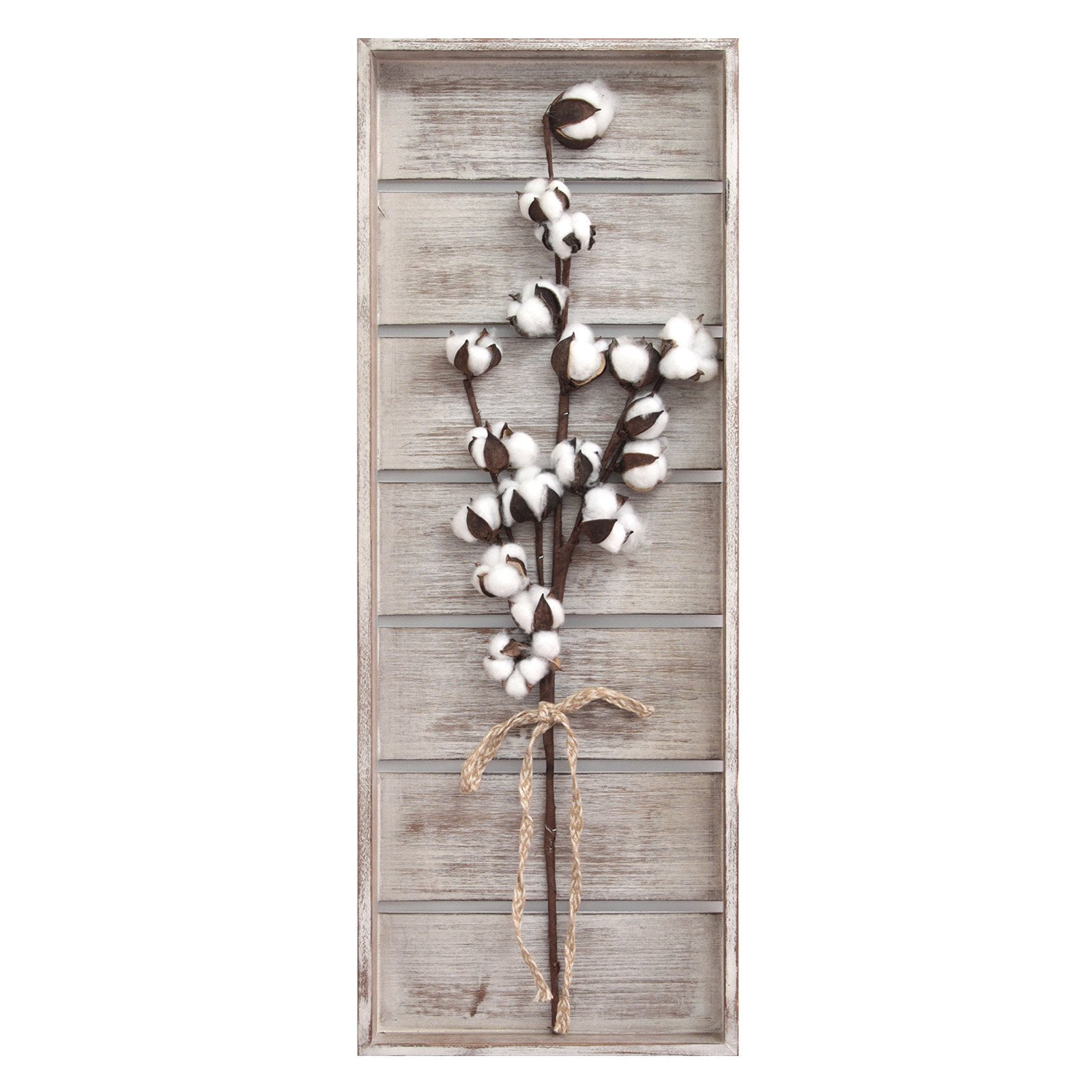 Stratton Home Decor Cotton Stem Panel Wall Decor - Walmart.com