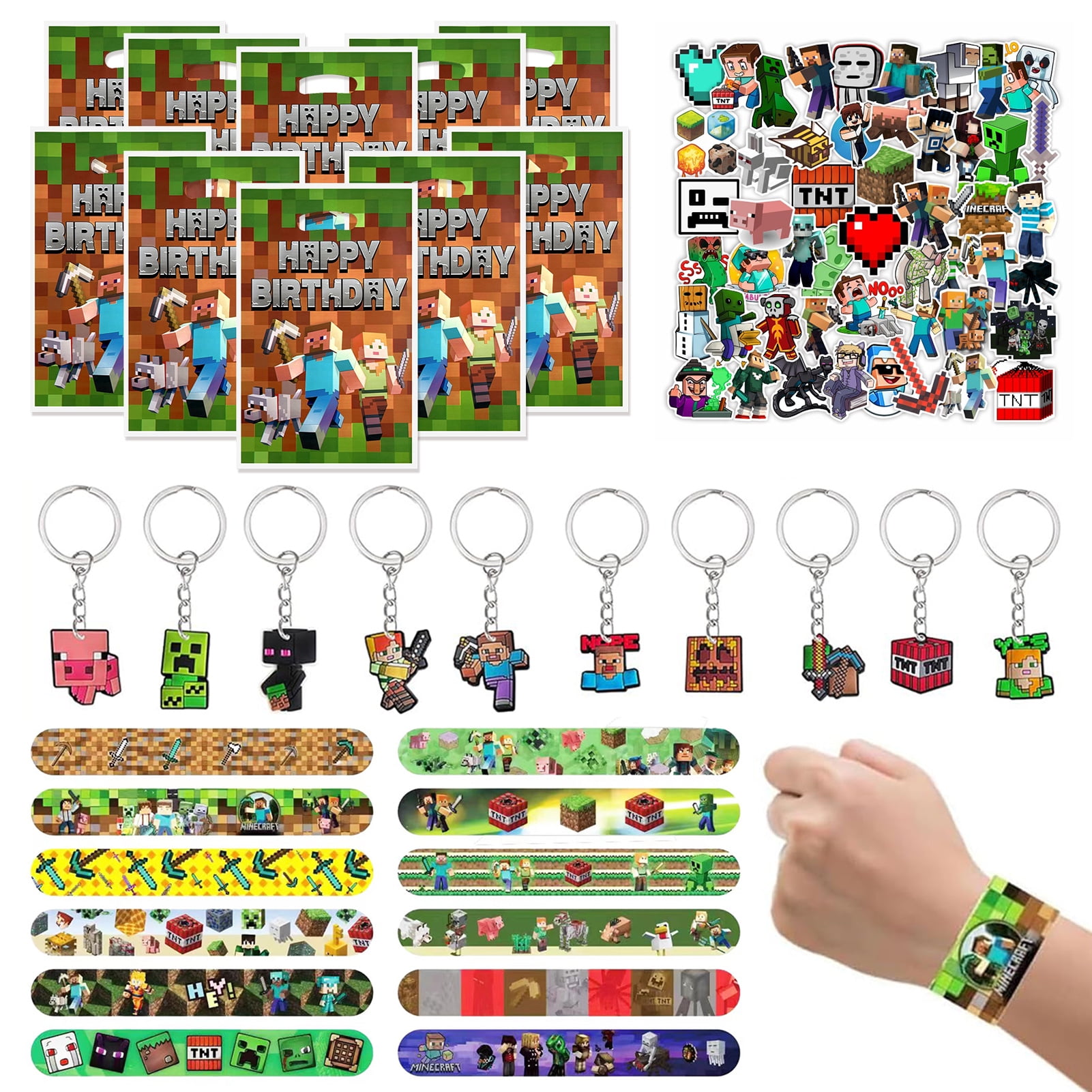 Click here for Forfamy Minecraft Birthday Decorations  Minecraft... prices