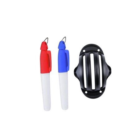 Golf Ball Marker Line Drawing Stencil Tools Lines Alignment Marking ...