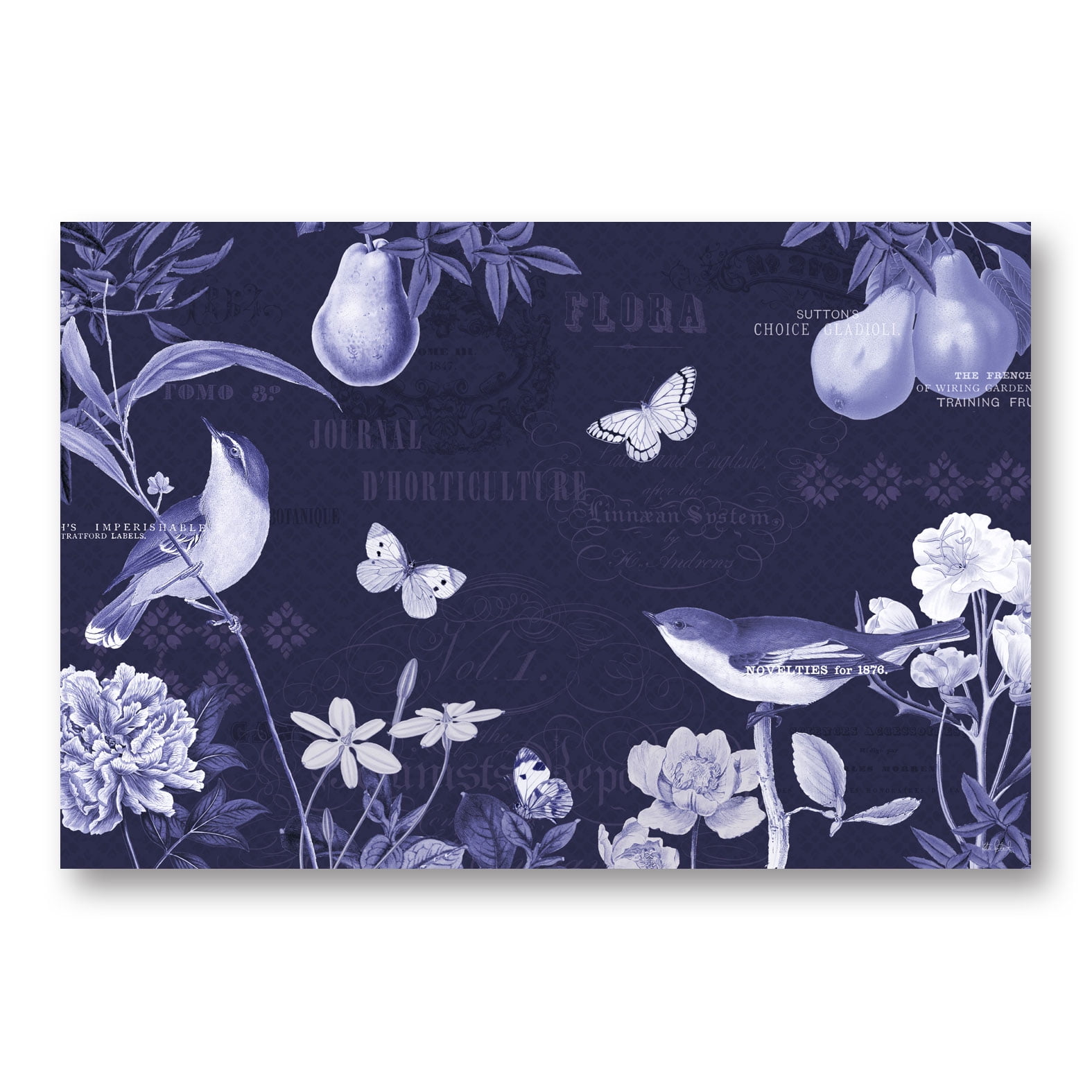 Gango Home Decor Contemporary Botanical Blue IV by Katie Pertiet ...