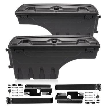 BENTISM Truck Bed Storage Box Lockable for 2019-21 Chevrolet Silverado ...