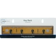 Mainstays, 8.5" Key Rack, 4 Hooks, Walnut Finish, 2 lbs Working ...