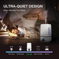 4L Cool Mist Humidifier with Remote Control for Bedroom, Plants, Baby ...