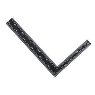 BUYISI 30cm Stainless Steel Right Angle Measuring Rule Tool Square ...