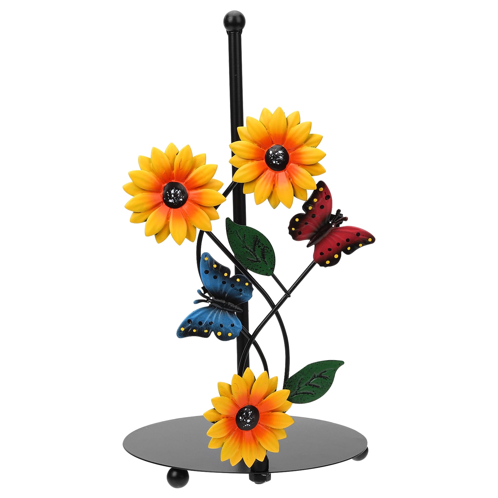 NUOLUX Sunflower Paper Towel Holder Kitchen Roll Holder Farmhouse Paper ...