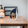 VALERASH Guitar Memorial Urns for Adult Male - Keepsake Black Teardrop ...