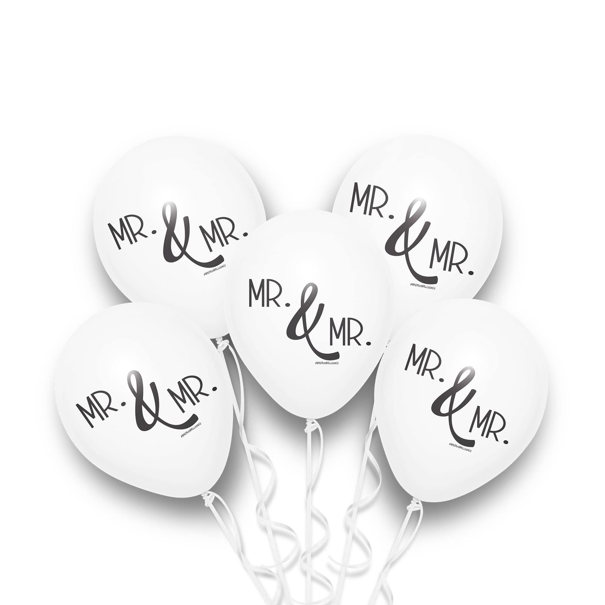 Mr. & Mr. Balloon Pack | LGBTQ Wedding, Gay Couple Wedding Decoration ...