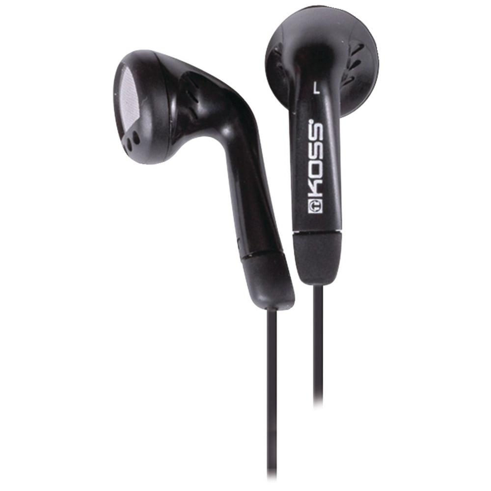 KOSS 191651 KE5 Earbuds (Black) - Walmart.com - Walmart.com