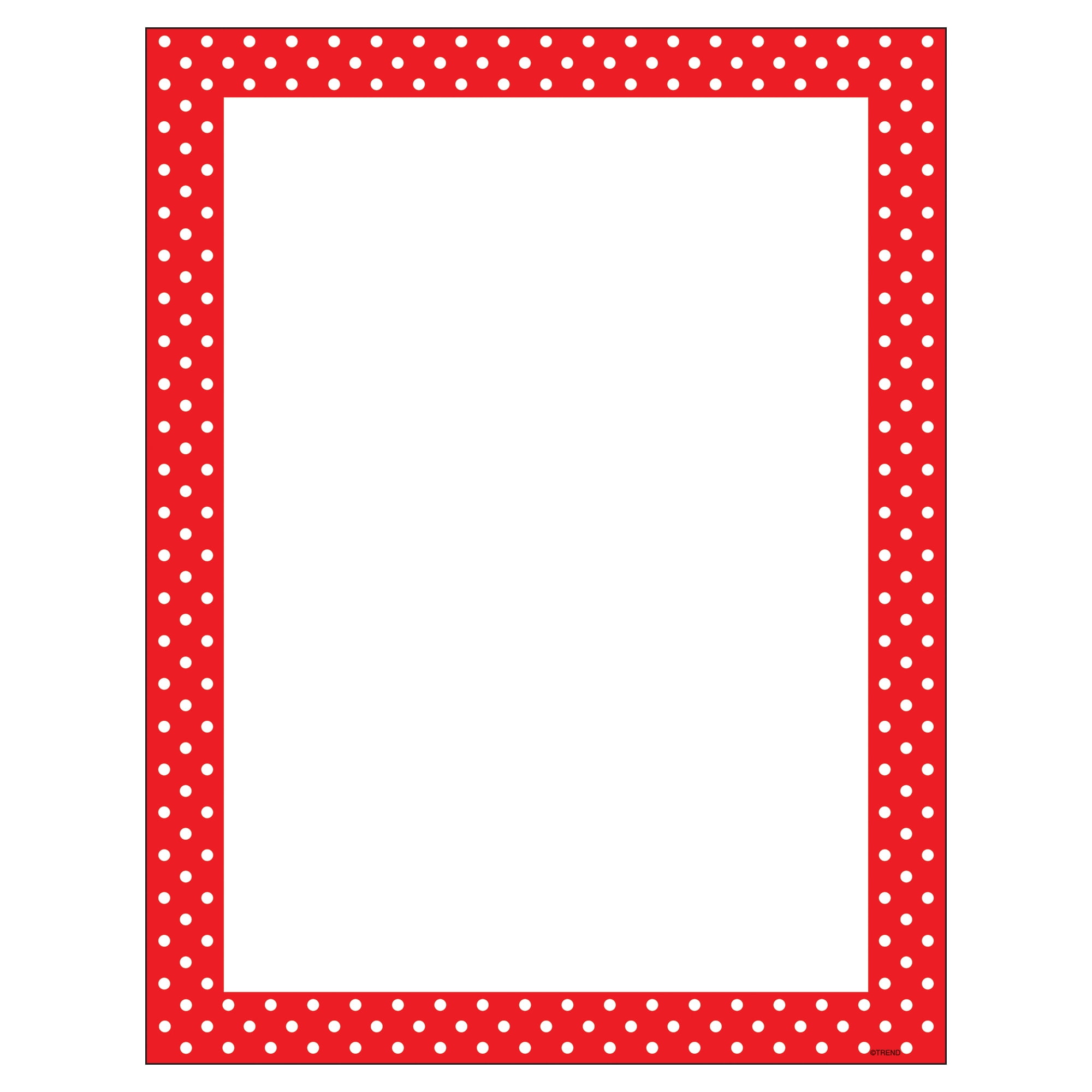 Polka Dots Red Terrific Papers® - 50 sheets per pack, 6 packs - Walmart.com
