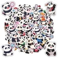 35pcs-70pcs Cute Panda Stickers Cartoon Decals Animal Stickers for ...