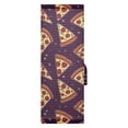 Pizza Pattern Door Curtain Sheer Privacy Light Filtering Window Panel 1 ...