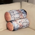 DeluxeComfort Microbead Log Pillow - Ergonomic Therapeutic Support for ...