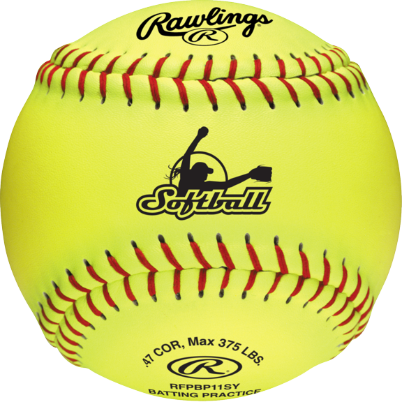 12" Yellow Practice Softball - Walmart.com
