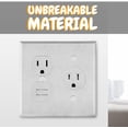 OHLECTRIC Stainless Steel Wall Plate 2 Gang 1 Duplex for Single ...