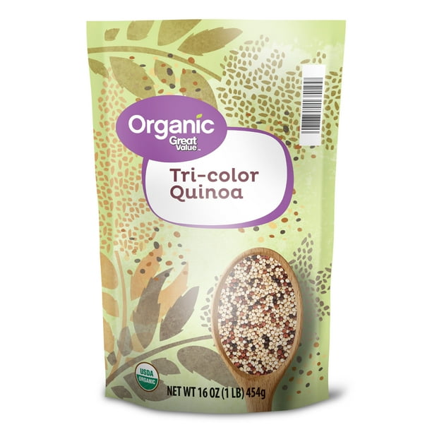 Great Value Organic Tri-Color Quinoa, 16 oz - Walmart.com