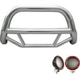 Black Horse Max Bull Bar Kit No Skid Plate Stainless Steel Compatible ...
